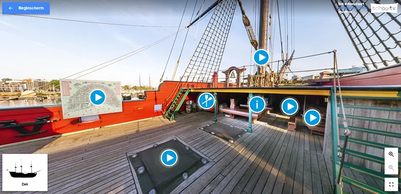 Lancering online schoolplaat met SchoolTV | Het Scheepvaartmuseum
